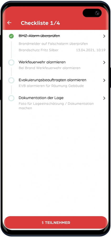 Brandalarm per BMA: Mit safeREACH App verknüpfen